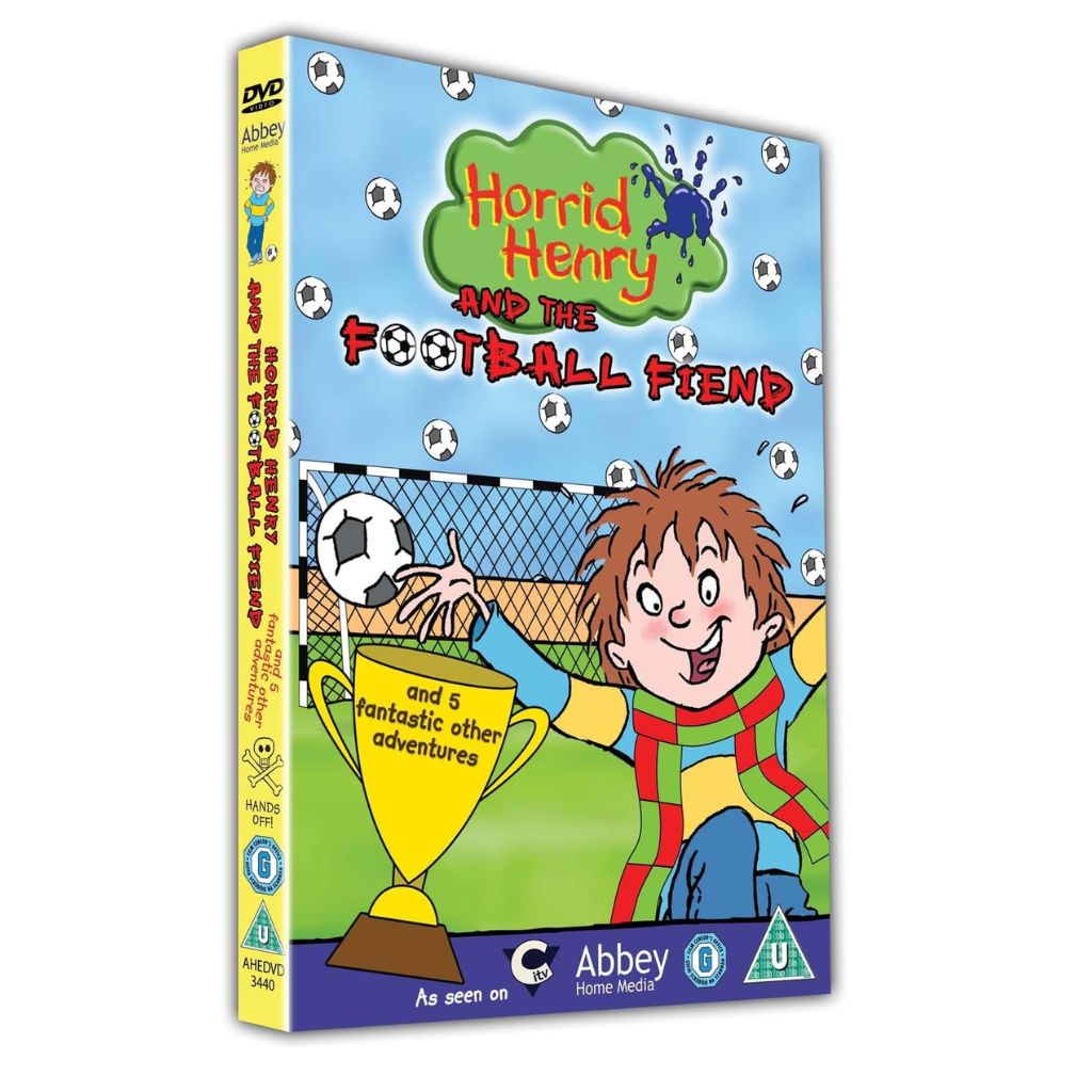 Horrid Henry's Football Fiend DVD - Fun Adventures with a Sporty Twist ...